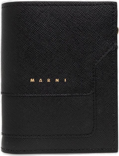 Marni Logo Print Bifold Wallet - ShopStyle