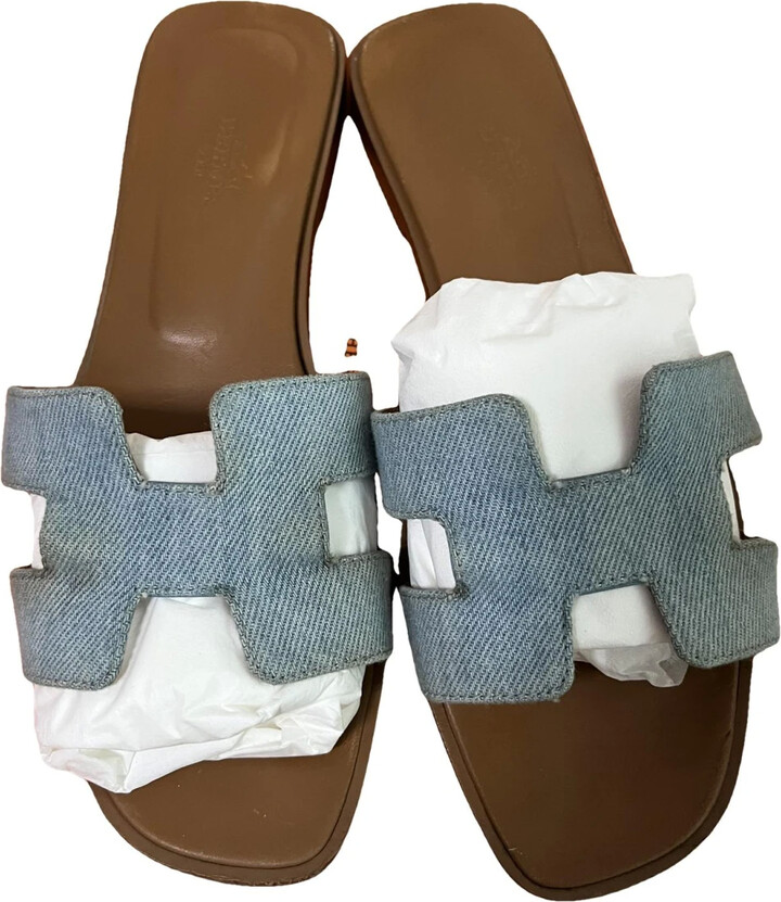 Hermes Oran cloth sandal - ShopStyle