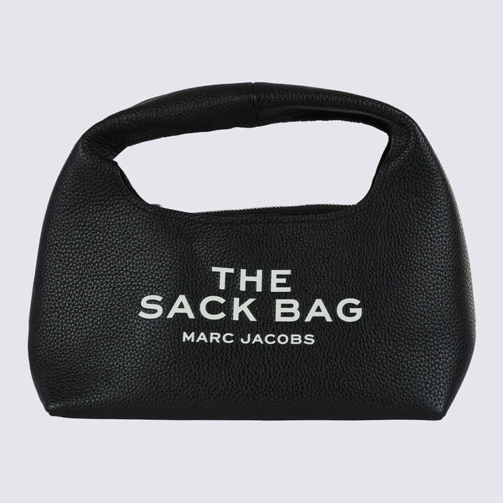 Marc Jacobs Black Leather The Mini Sack Shoulder Bag - ShopStyle