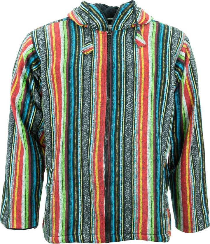 LOUDelephant Fleece Lined Brushed Cotton Hooded Jacket Cardigan ...