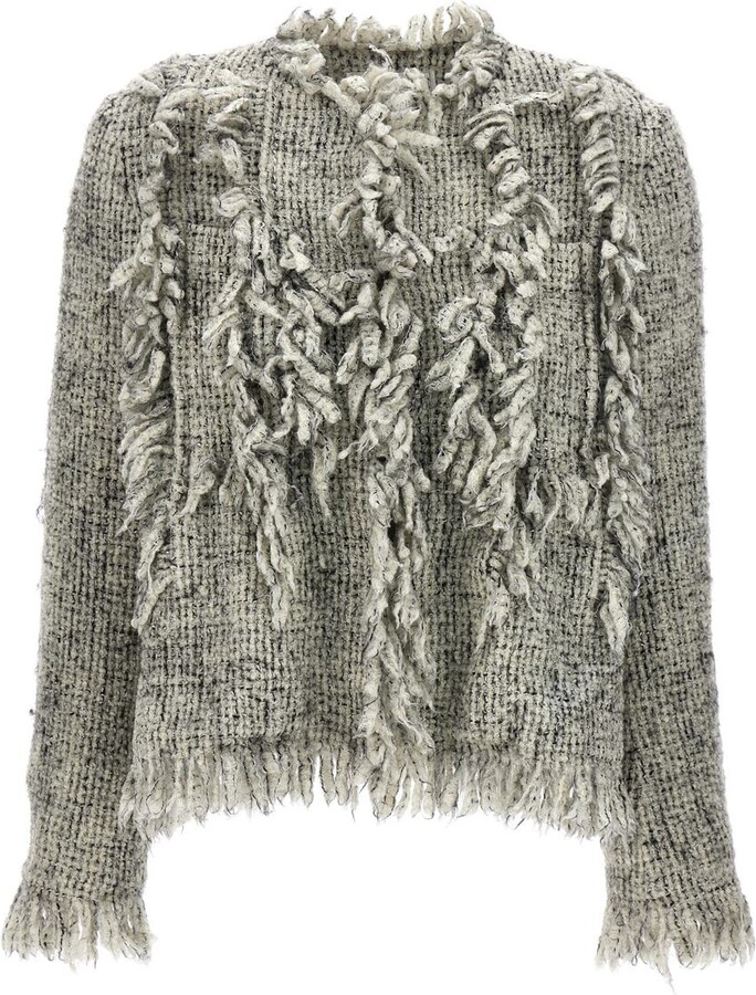 Sacai Tweed jacket - ShopStyle