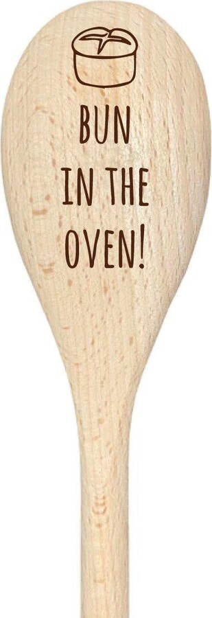 60 SECOND MAKEOVER Bun In The Oven Spoon Pregnancy Baby Shower Funny ...