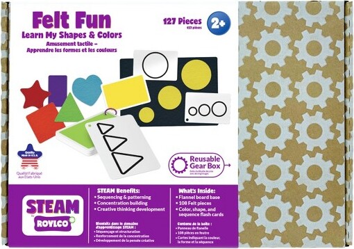 STEAM by Roylco Felt Fun: Learn my Shapes & Colors - ShopStyle Home ...