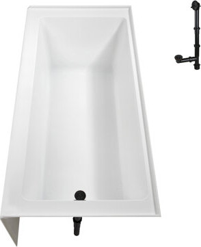 Streamline Bath Streamline 60 in. x 32 in. Acrylic Right-Hand Drain ...