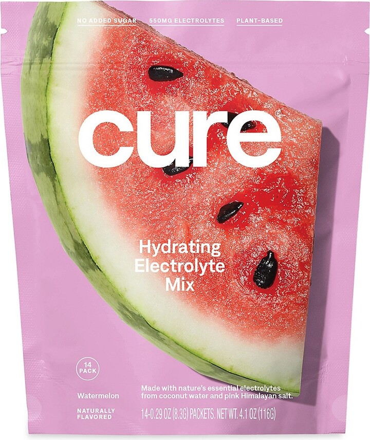 Cure Hydration Watermelon Hydrating Electrolyte Drink Mix - ShopStyle ...