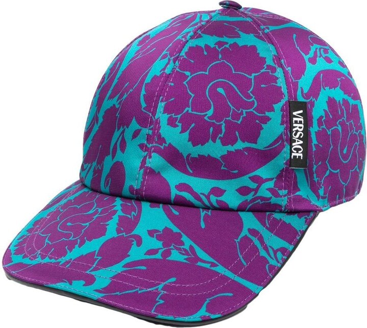 Versace Logo baseball cap - ShopStyle Hats