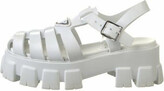 Prada Rubber Gladiator Sandals - ShopStyle