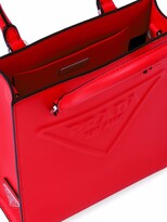 Prada Logo-Embossed Tote Bag - ShopStyle