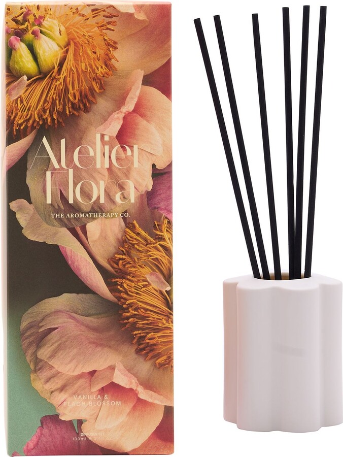 The Aromatherapy Company Atelier Flora 100ml Diffuser - Vanilla & Peach ...