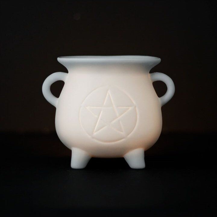 KDMD White Pentagram Cauldron Oil Burner - ShopStyle Home Fragrance