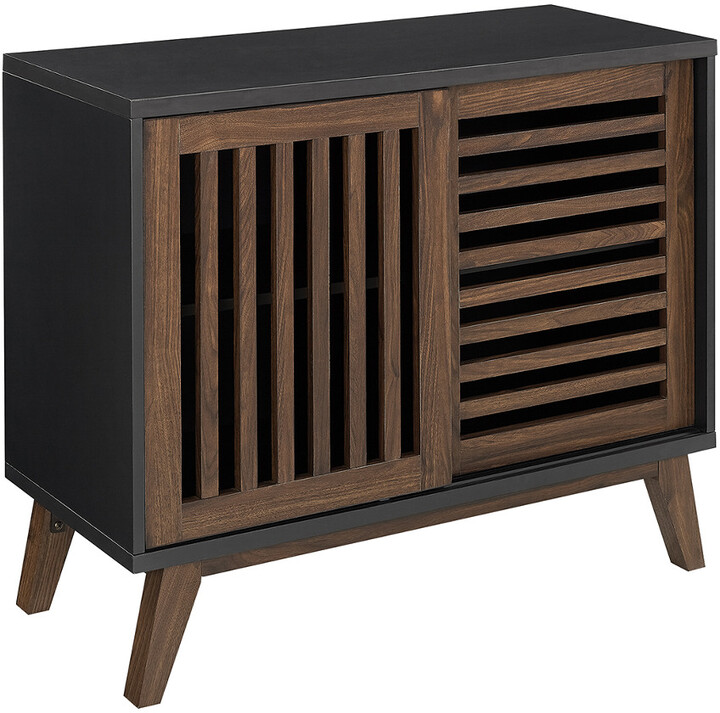 Hewson 36In Modern Sliding Slat Door Accent Storage Console - ShopStyle ...