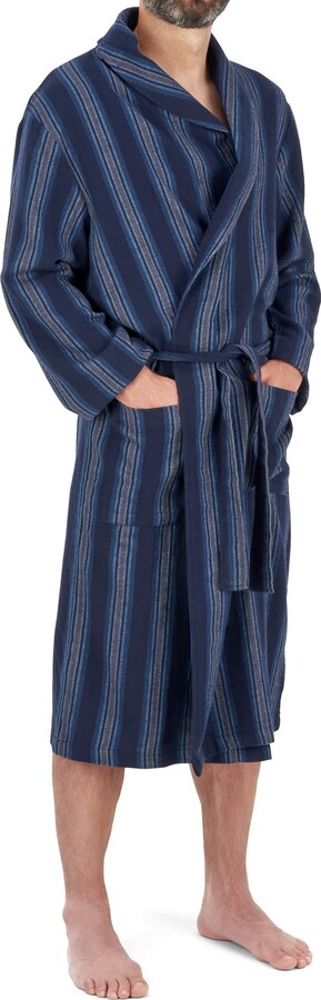 John Christian Men's Lightweight Brushed Cotton Dressing Gown - ShopStyle Robes