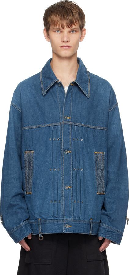 SOSHIOTSUKI Indigo BDH Denim Jacket - ShopStyle