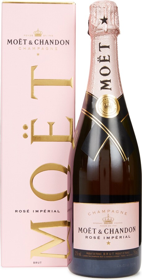 Moët & Chandon Brut Impérial Rosé, Champagne NV, Glass Sparkling Wine ...