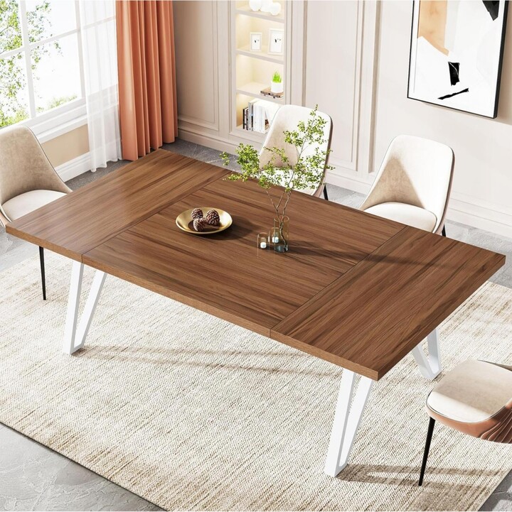 Tribesigns Tribe signs Large Dining Table for 6-8 People, 70-inch ...