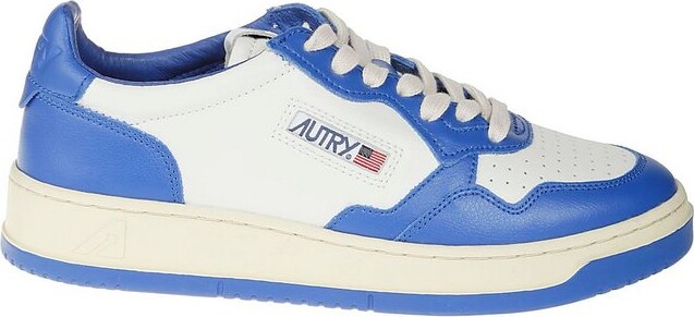 AUTRY Logo Patch Low-Top Sneakers - ShopStyle