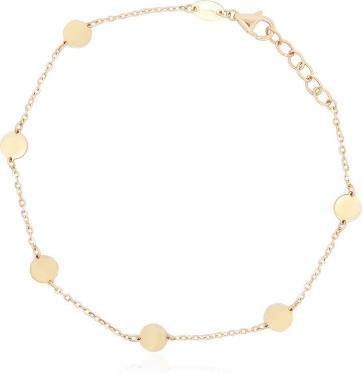 The Lovery Golden Disc Chain Bracelet - ShopStyle