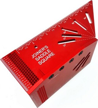 GOTGELIF Woodworking Saddle Layout Square Gauge 3D Mitre Angle ...