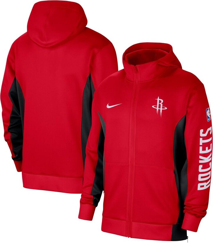Nike Men's Red Houston Rockets 2023/24 Authentic Showtime Full-Zip ...