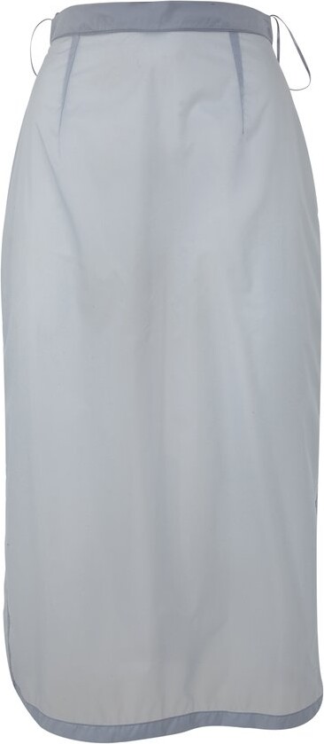 Maison Margiela Back-Slit Midi Skirt - ShopStyle
