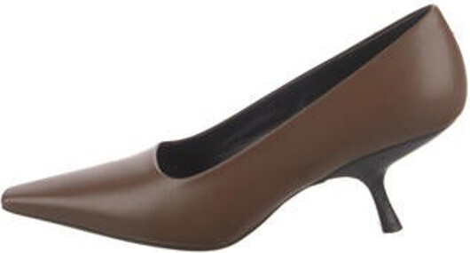 The Row Leather Pumps - ShopStyle