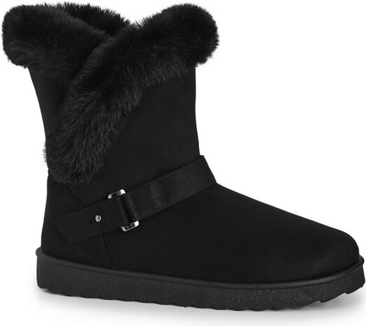 Avenue Saylor Hug Boot - 10 W, Black - ShopStyle