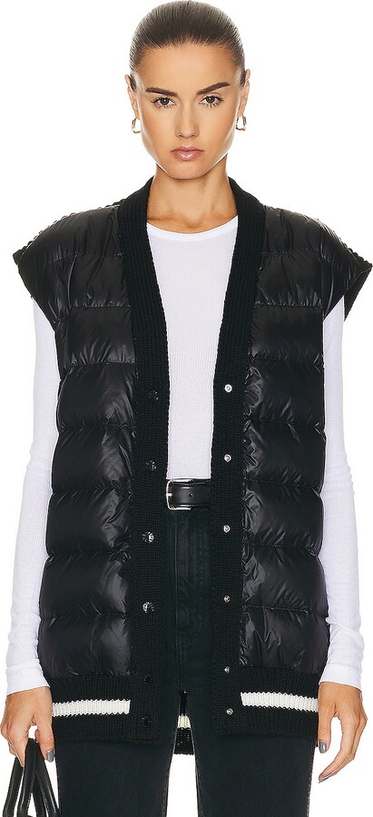 Moncler Vest in Black - ShopStyle