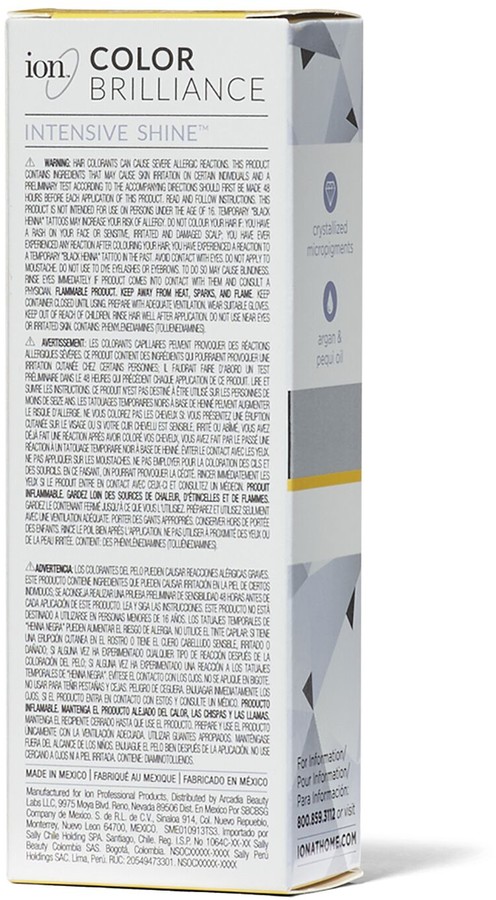 Ion Color Brilliance 8G Light Golden Blonde Permanent Liquid Hair Color ...