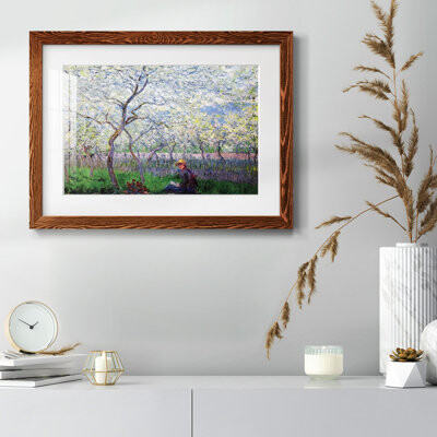 Vault W Artwork An Orchard In Spring, 1886 - ShopStyle Bookcases & Shelves