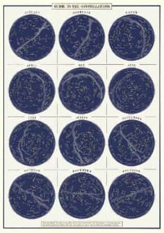 Cavallini & Co Guide to the Constellations Vintage Poster 51 x71 cm ...