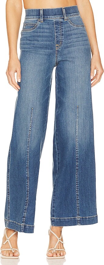 Spanx Seamed Front Wide Leg Jean - ShopStyle