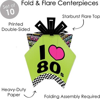 Big Dot Of Happiness 80's Retro - Table Decor - Totally 1980s Party ...