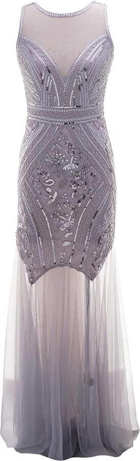 Generic 1920s Flapper Dress Gatsby Fringed Dress Great Gatsby Roaring ...