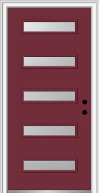 Verona Home Design Spotlight Fiberglass Prehung Front Entry Door ...