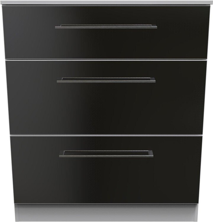 Ready Assembled 2 U Gloucester 3 Drawer Deep Chest (Ready Assembled ...