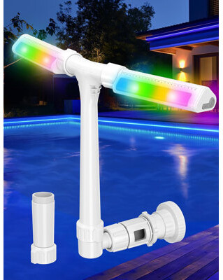 Zeki Shoggy Pool Fountain With Lights For Above Ground Pools, 360 ...