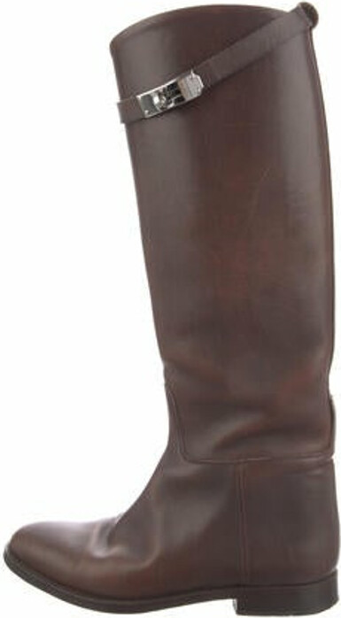 Hermes Jumping Leather Riding Boots - ShopStyle