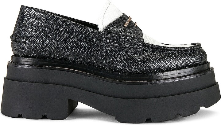 Alexander Wang Carter Platform Loafer in Black - ShopStyle