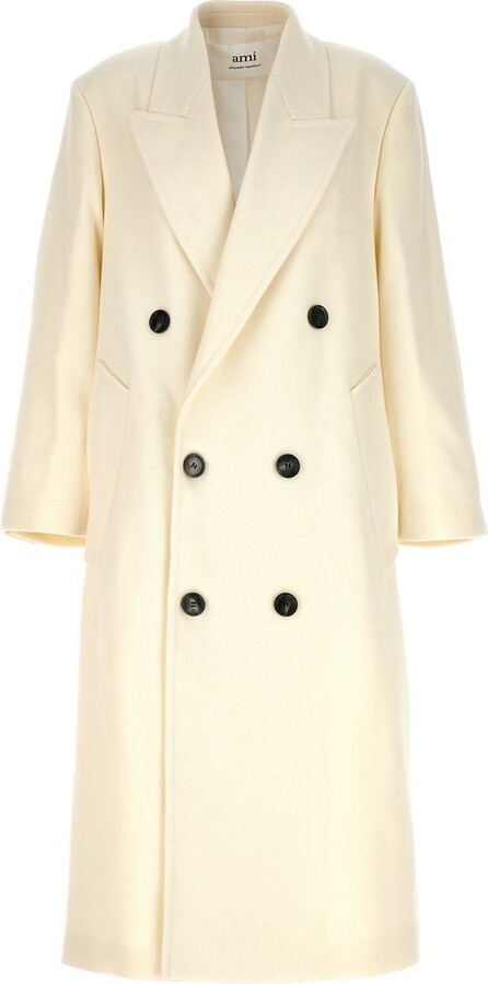 Ami Alexandre Mattiussi Double-breasted coat - ShopStyle