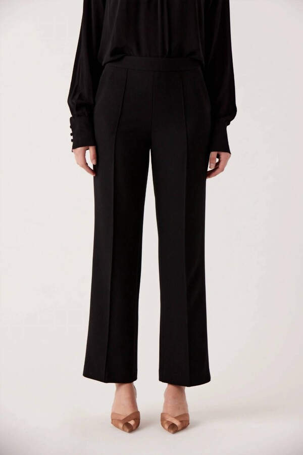 Sophie Rue Rylee Pintuck Trouser In Black - ShopStyle Pants