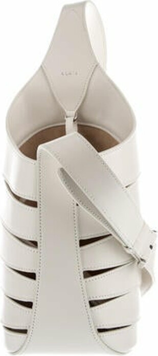 Alaia Leather Babel Cutout Bucket Bag - ShopStyle