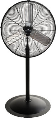 Tornado Fans Tornado 24" High Velocity Stationary Non-Oscillating Metal ...