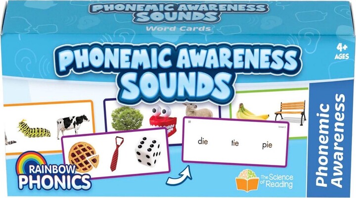 Junior Learning Rainbow Phonics - Phonemic Awareness Sounds Word Cards ...