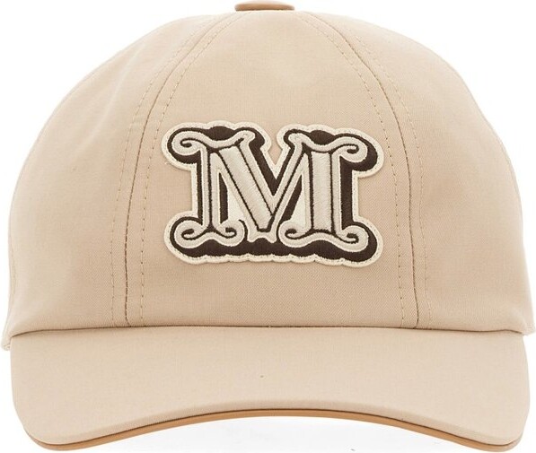 Max Mara Logo Embroidered Baseball Cap - ShopStyle Hats