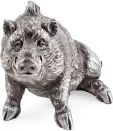 &Quirky Effect Sitting Wild Boar Figure - ShopStyle Garden Decor