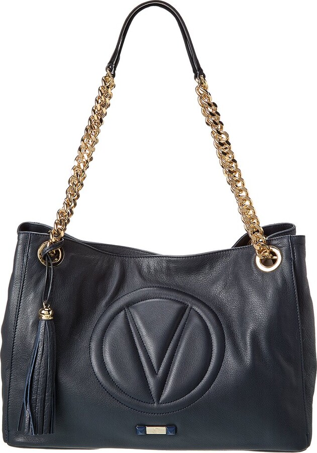 Valentino by Mario Valentino Verra Signature Leather Shoulder Bag ...