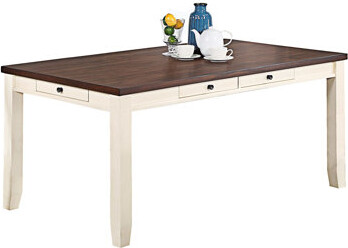 Gracie Oaks Classic Rectangular Dining Table With Pull Out Drawers - ShopStyle