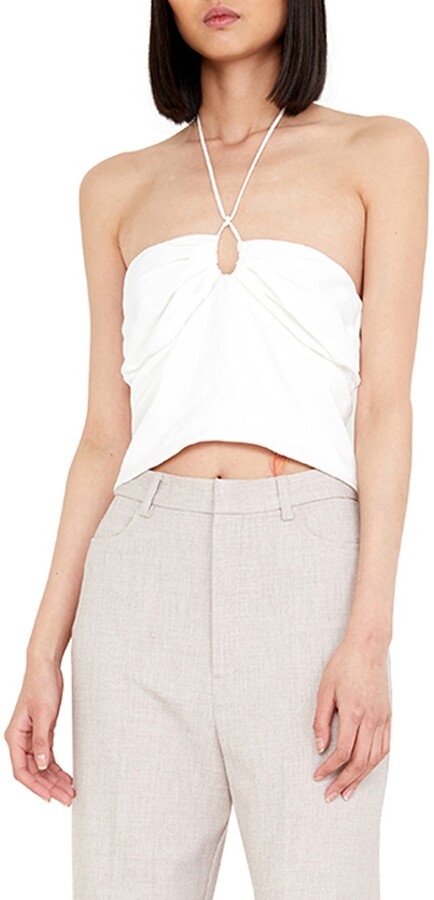 Bardot Keyhole Halter Top - ShopStyle