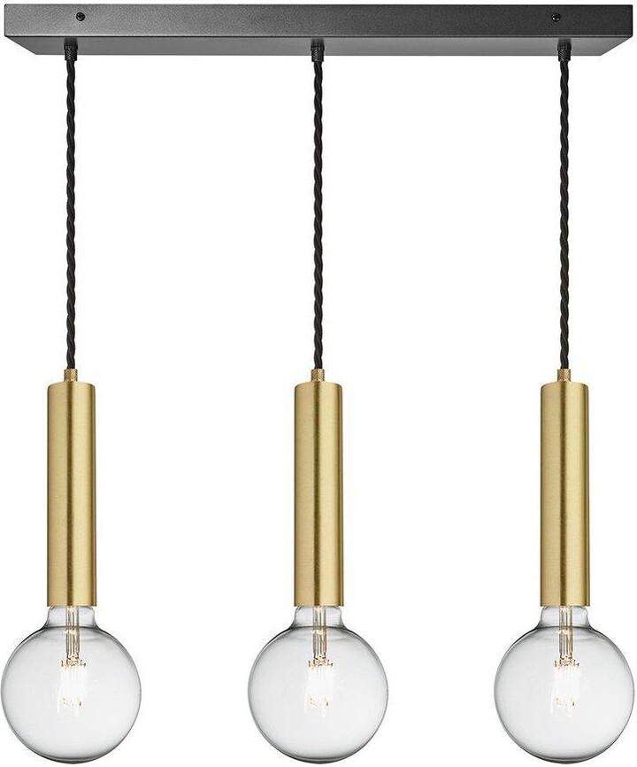 Industville Sleek Cylinder 3 Wire Cluster Lights, Brass - ShopStyle ...