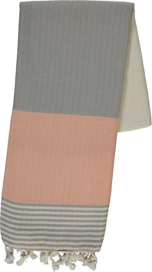 PESHCE - Beyza Turkish Cotton Towel Beige-Melon - ShopStyle